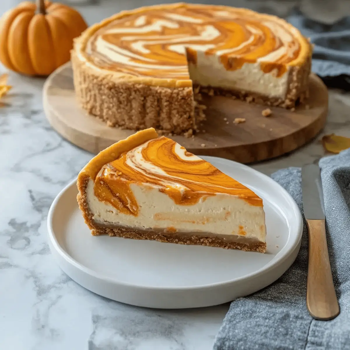 Irresistible Pumpkin Swirl Cheesecake for Fall Gatherings