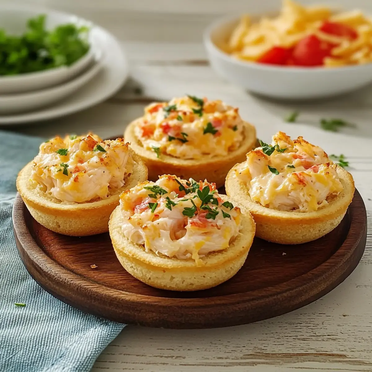 Irresistible Old English Crab Melt Muffins - Savory Treat